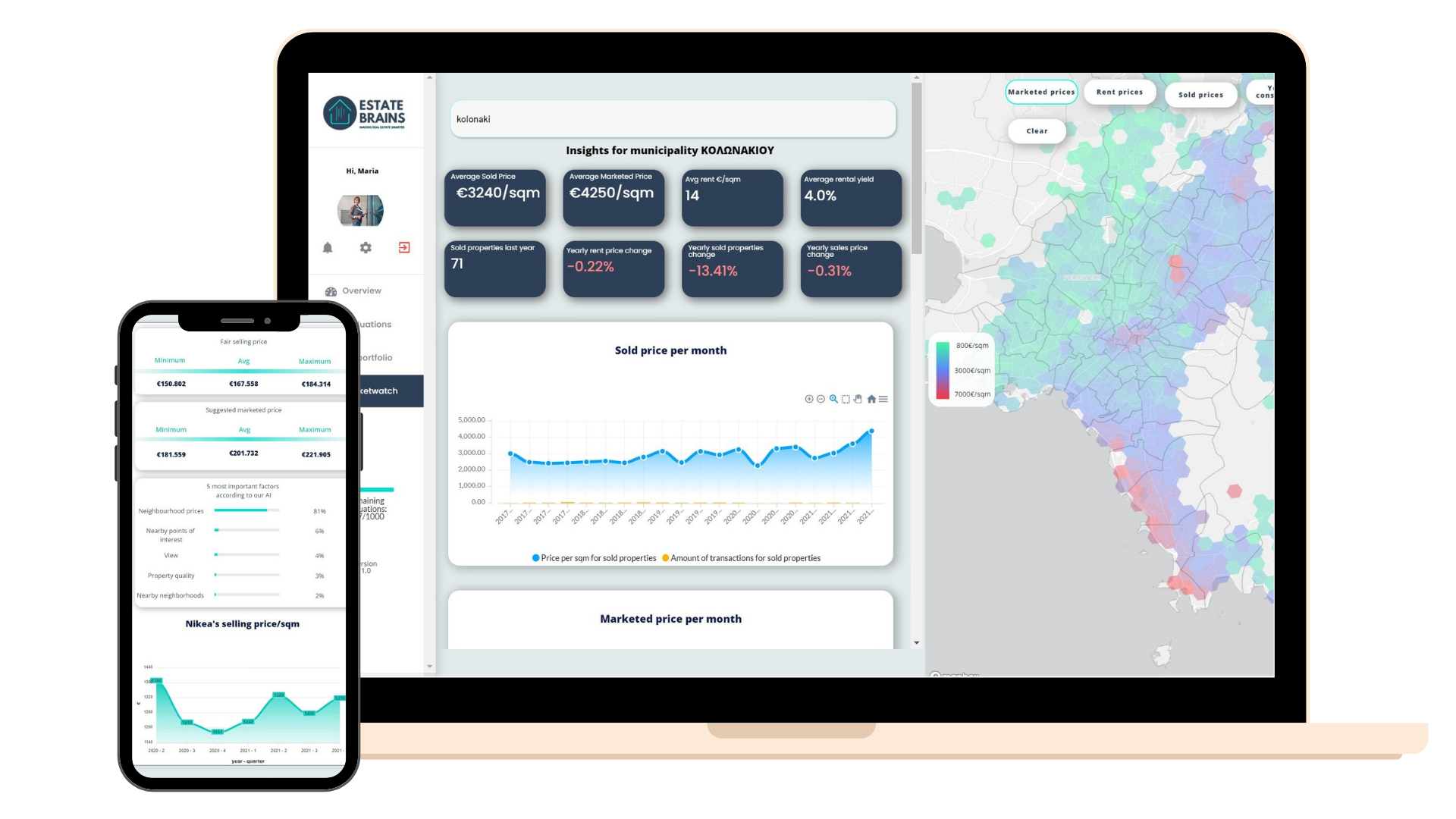 Estate Brains - Real Estate Data Analytics Platform